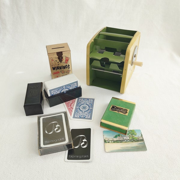 Antique Playing Cards Box - Etsy