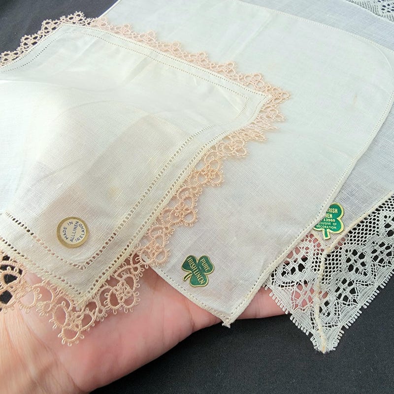 Irish Linen Hankie - Etsy