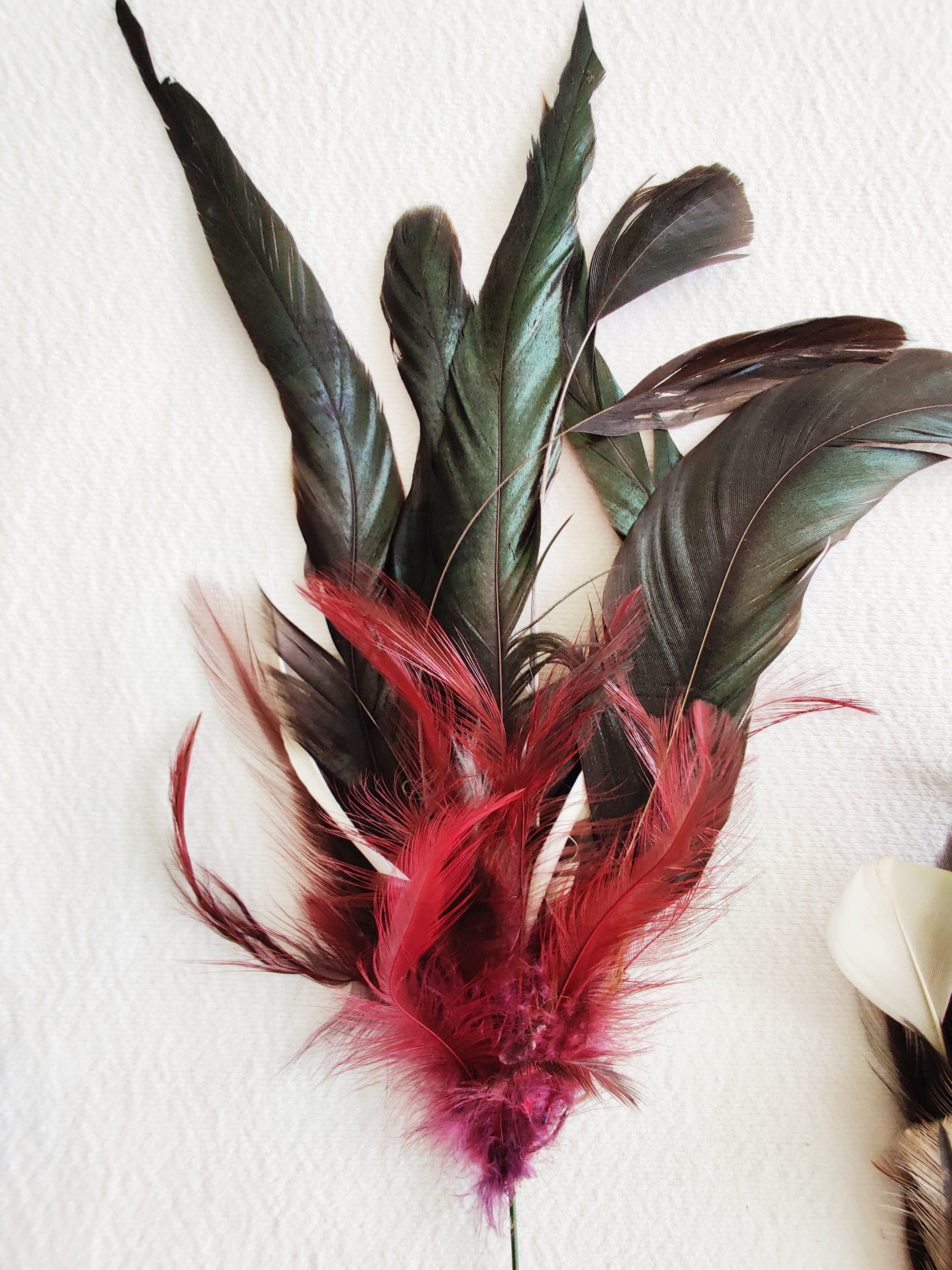 Vintage Feathers Hat Pins, Made Before 2000, Feather Spray Collections ...