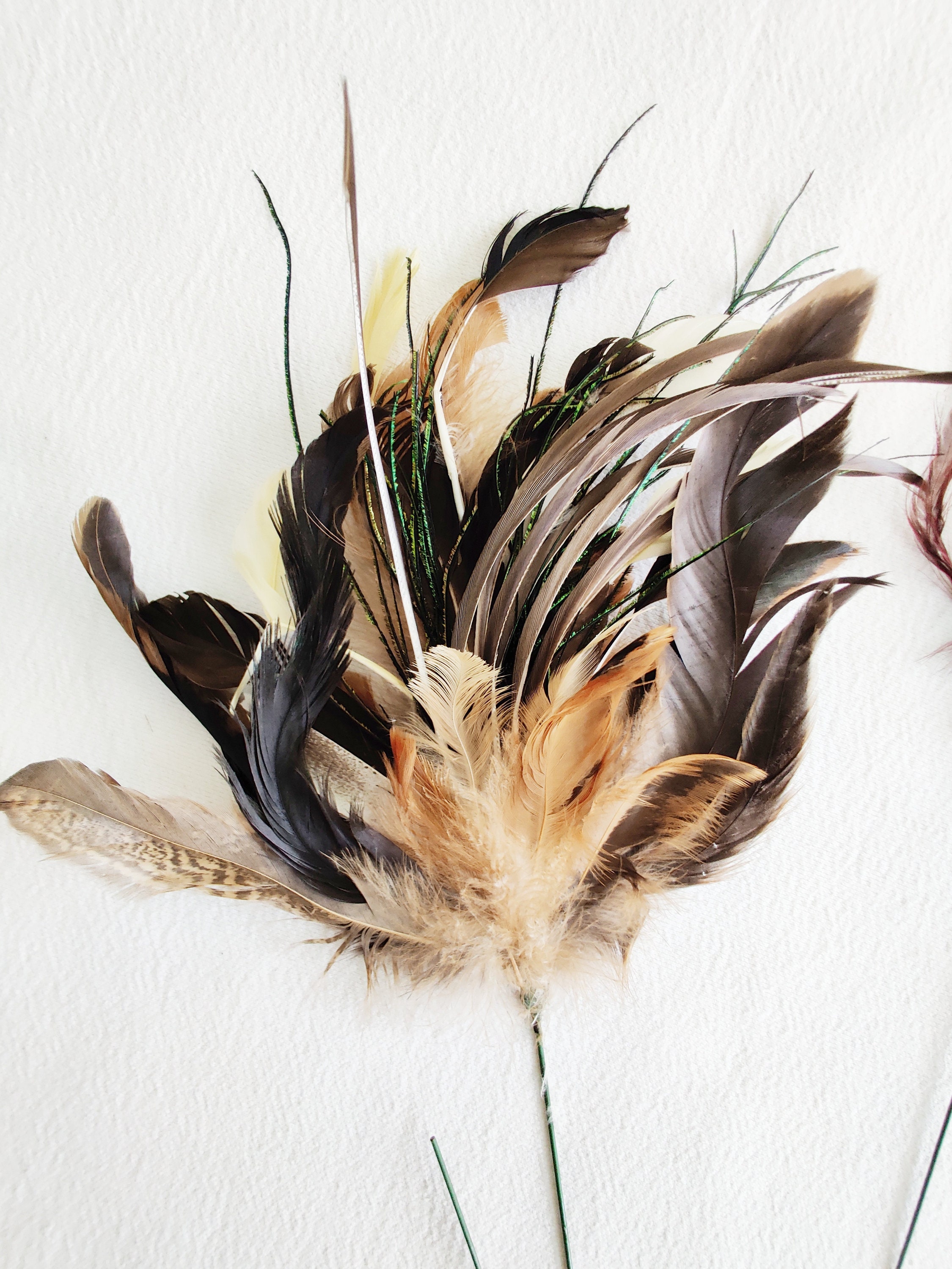 Vintage Feathers Hat Pins, Made Before 2000, Feather Spray Collections ...