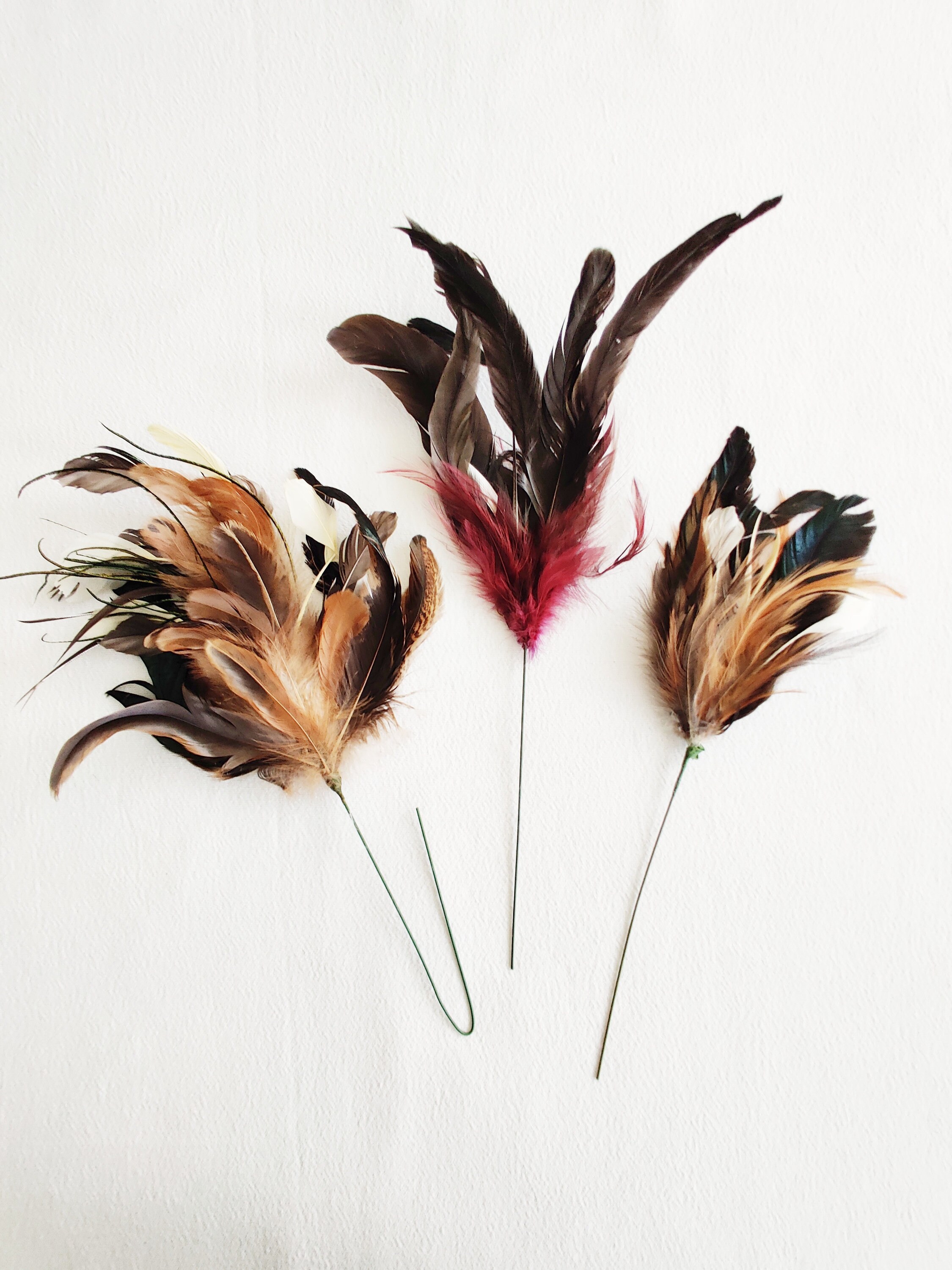 Vintage Feathers Hat Pins, Made Before 2000, Feather Spray Collections ...