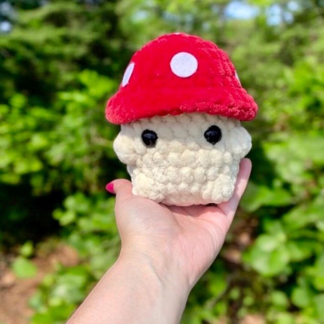 Mushroom Plushie, Fungi Stuffie, Chonky Boi Mushroom, Crochet Mushy Boi ...