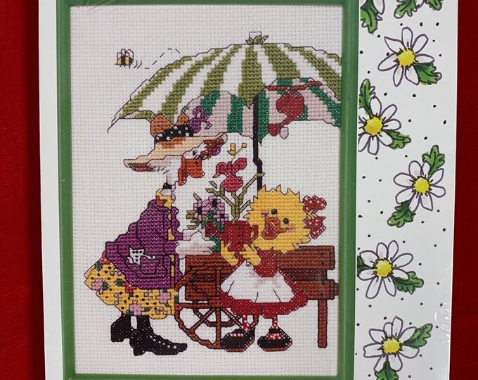 Janlynn 38-166 Suzy's Zoo Friends and Flowers Cross Stitch Kit ...