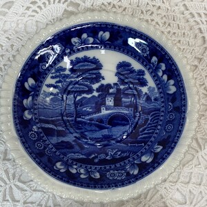 Copeland Spode's Tower England Blue Teacup and Saucer Old Mark Copeland Spode Cup and Saucer ...