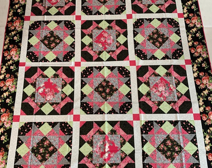Cheater Quilt Entire Quilt Top PROMISE ME by Benartex Quilt Panel | 68 ...