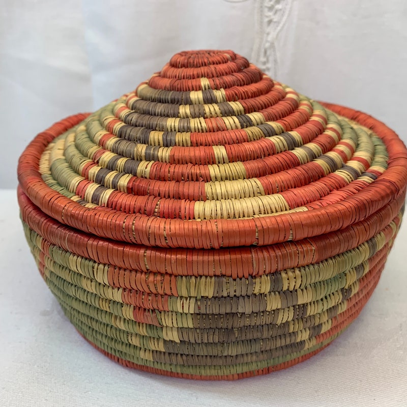 Covered Basket - Etsy