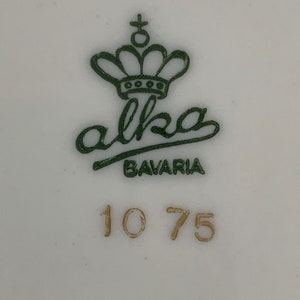 Alka Bavaria China Teacup, Saucer, Cake Plate Set Tea Trio Alka Bavaria ...