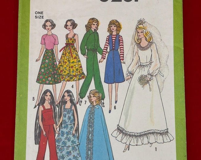 Barbie Simplicity 8281 Fashion Doll Clothes Sewing Pattern | 11 1/2 In ...