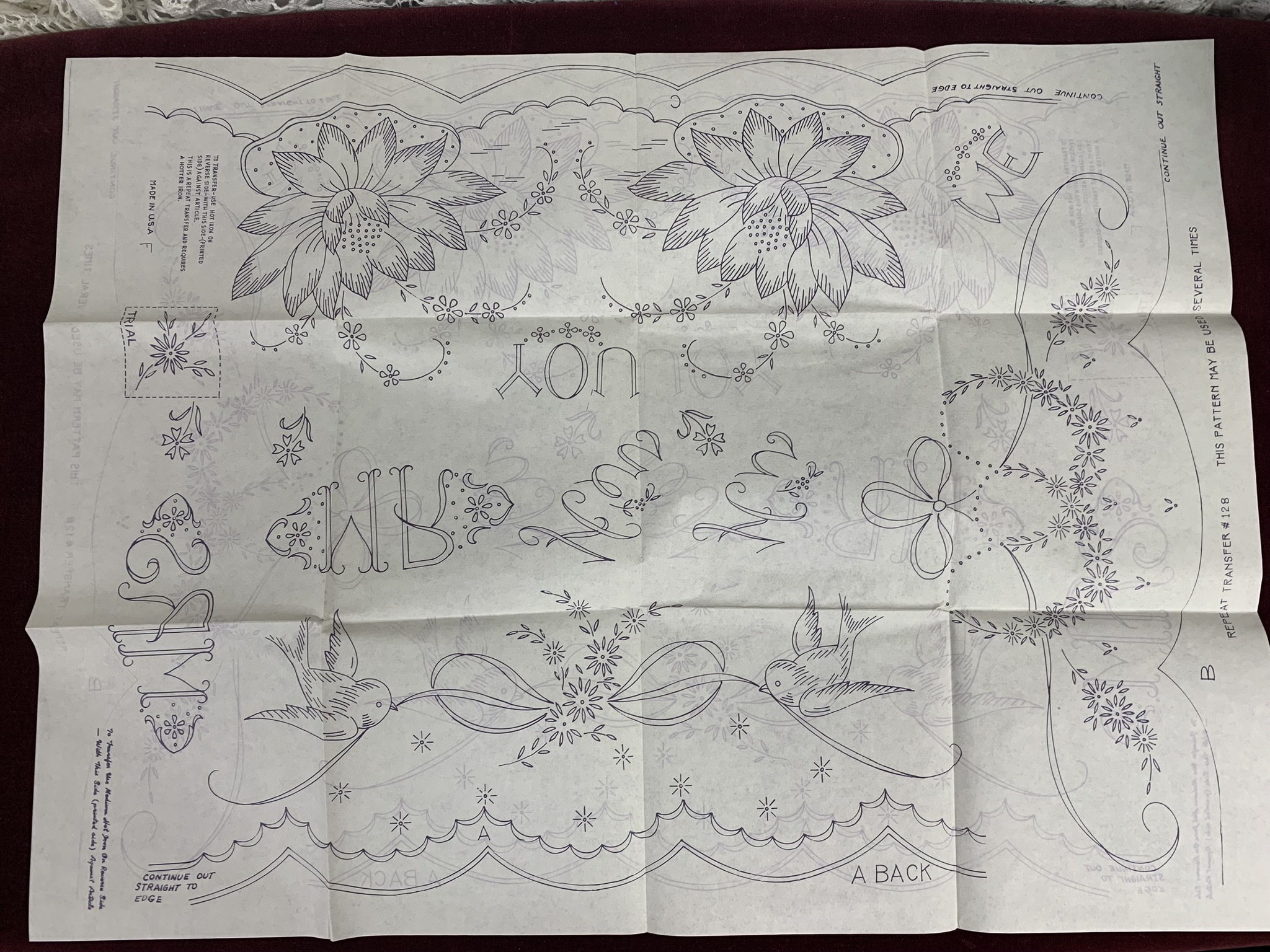 Vintage Vogart Transfer Patterns for Embroidery 3 Envelopes - Etsy