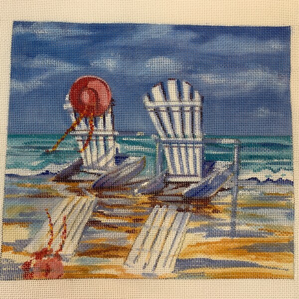 Beach Needlepoint - Etsy