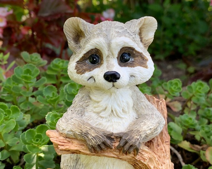 Nature's Friends Raccoon Figurine | Summit Collection Dated 1993 | Made ...