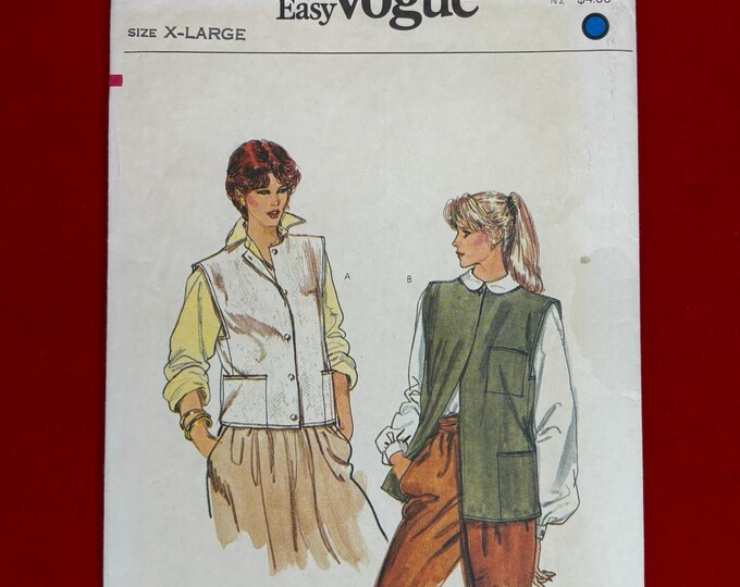Vogue Attitudes 1063 Myrene De Premonville Sewing Pattern Misses Blouse ...