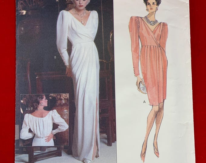 Vogue Attitudes 1063 Myrene De Premonville Sewing Pattern Misses Blouse ...