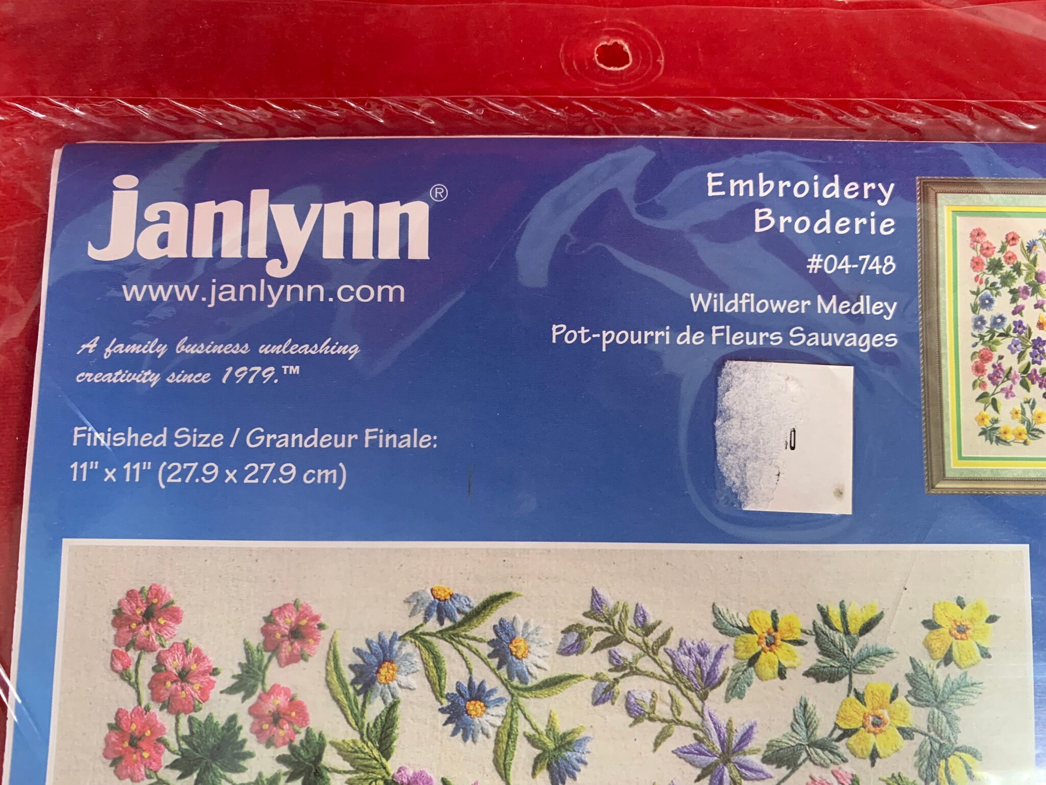 Janlynn Wildflower Medley Embroidery Kit 04-748 Unopened - Etsy