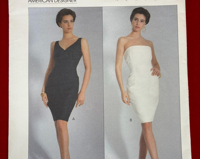 Vogue 2470 American Designer Donna Karan Dress Sewing Pattern ...