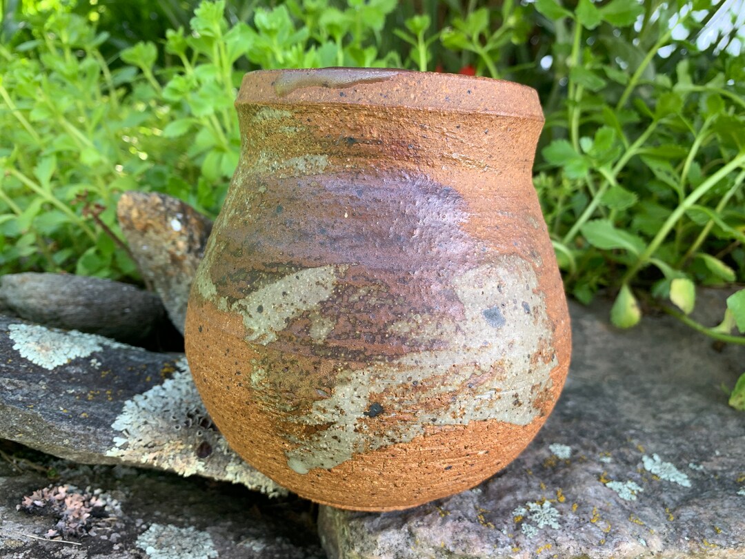 Brown Art Pottery Hand Made Pot With Signature Country, Farmhouse ...