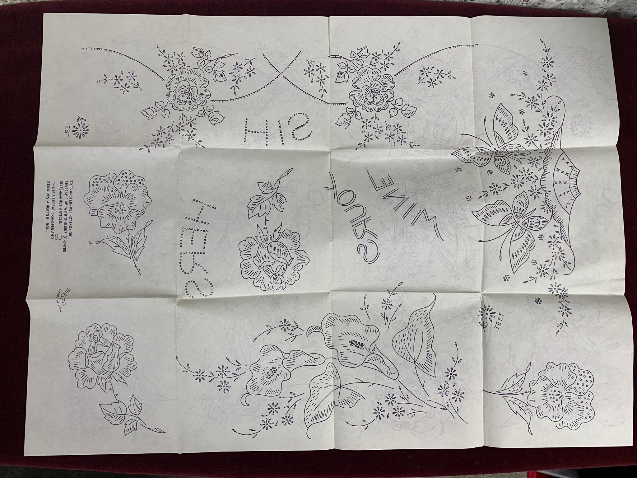 Vintage Vogart Transfer Patterns for Embroidery 3 Envelopes - Etsy