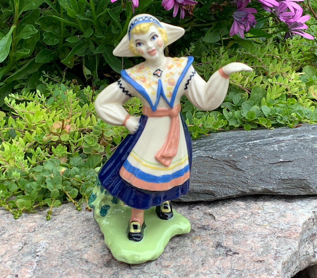 Vintage Ceramic Arts "swedish Lady" Ceramic Figurine | CAS 1950s ...