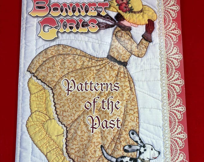 Vintage Bonnet Girls Quilt Patterns Book: 18 Applique Designs - Etsy