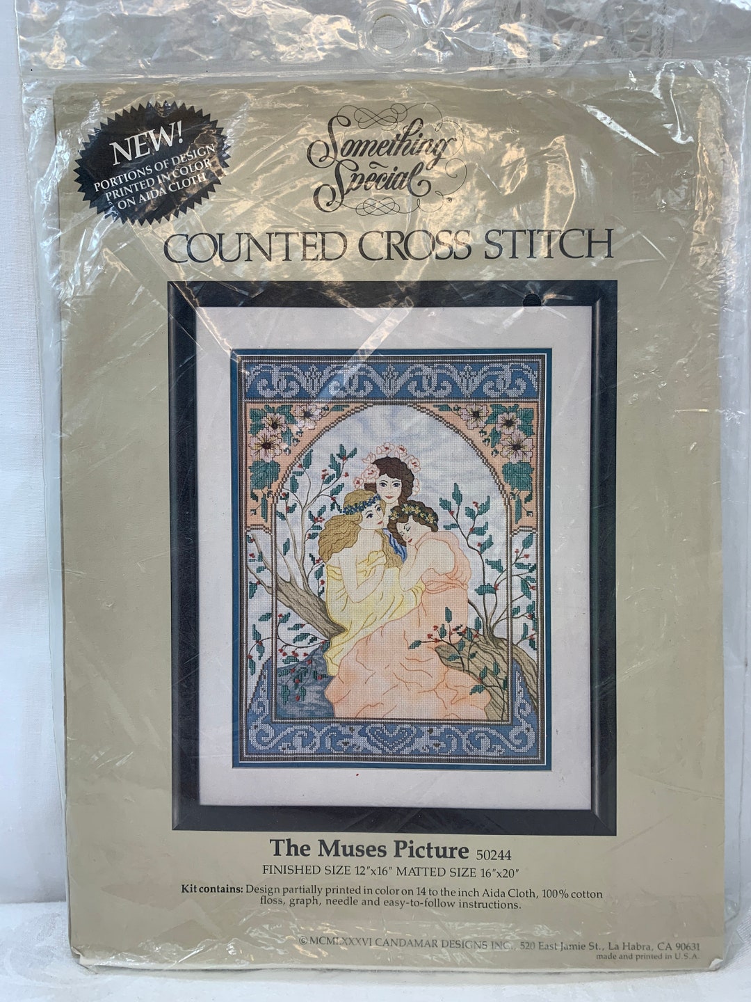 Vintage Candamar Designs the Muses Picture 50244 Cross Stitch Kit ...