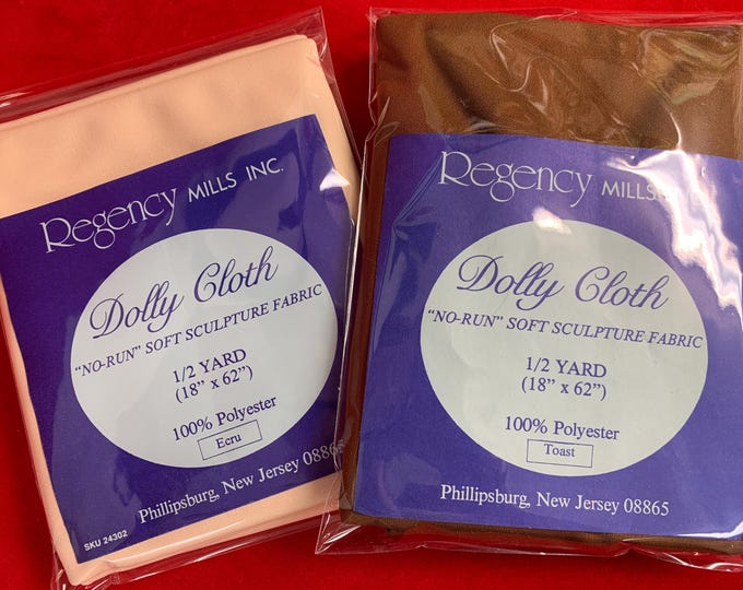 Two Packages Vintage Regency Mills Dolly Cloth Soft Sculpture Fabric ...
