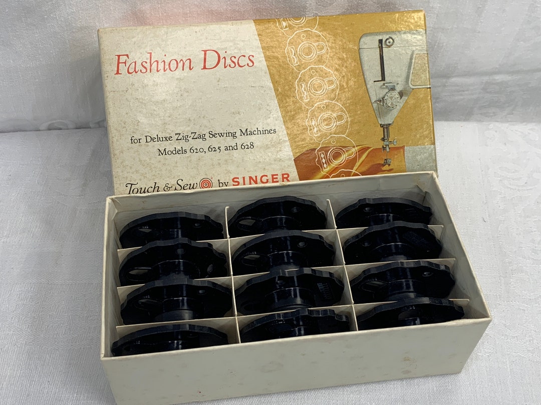 Vintage Singer Sewing Machine Top Hat Cams for Decorative Stitches Set ...