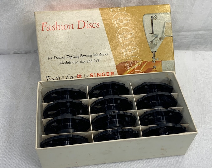 Vintage Singer Sewing Machine Top Hat Cams for Decorative Stitches Set ...
