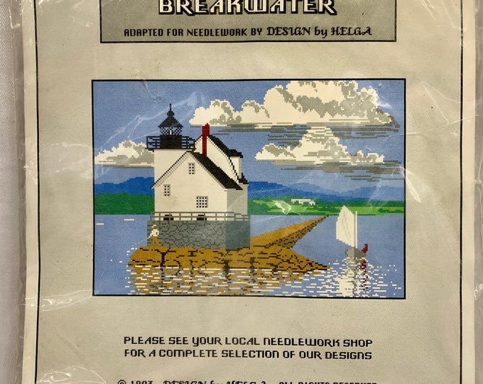 Vintage Design by Helga Cross Stitch Kit "breakwater" by Anne Kilham ...