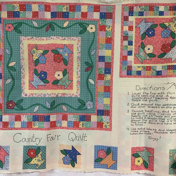 Cheater Quilt Fabric - Etsy