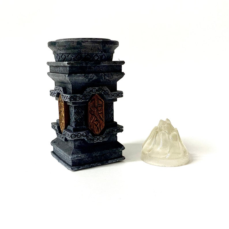 Dwarven Pillar With Flame DND 32mm Scale Dungeons and - Etsy