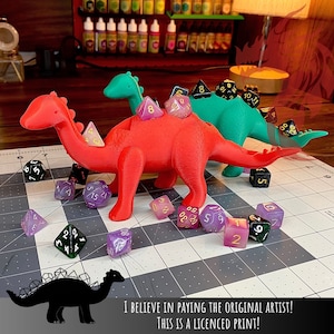 Dienosaur the Dice Dinosaur | Dungeons and Dragons Dice Holder | DND ...