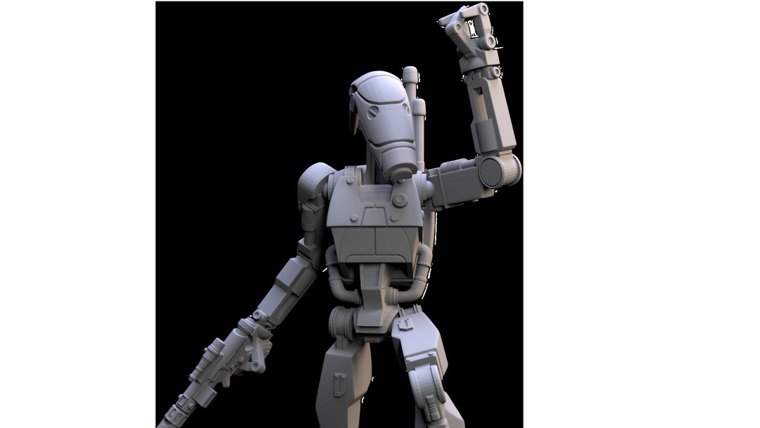 Officer Droids 1:48 Scale Miniature Droid for Tabletop Wargaming or RPG ...