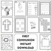 First Communion Activity Book Coloring Pages, Communion Favors ...
