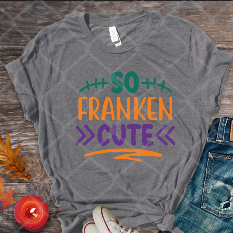 So Franken Cute Svg Girl Halloween Svg Kid Frankenstein Svg - Etsy