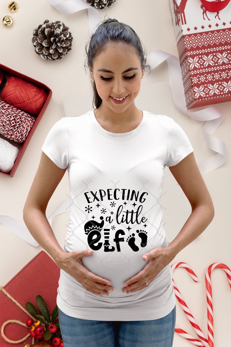 Expecting a Little Elf - SVG and Cut Files for Crafter - Digital ...