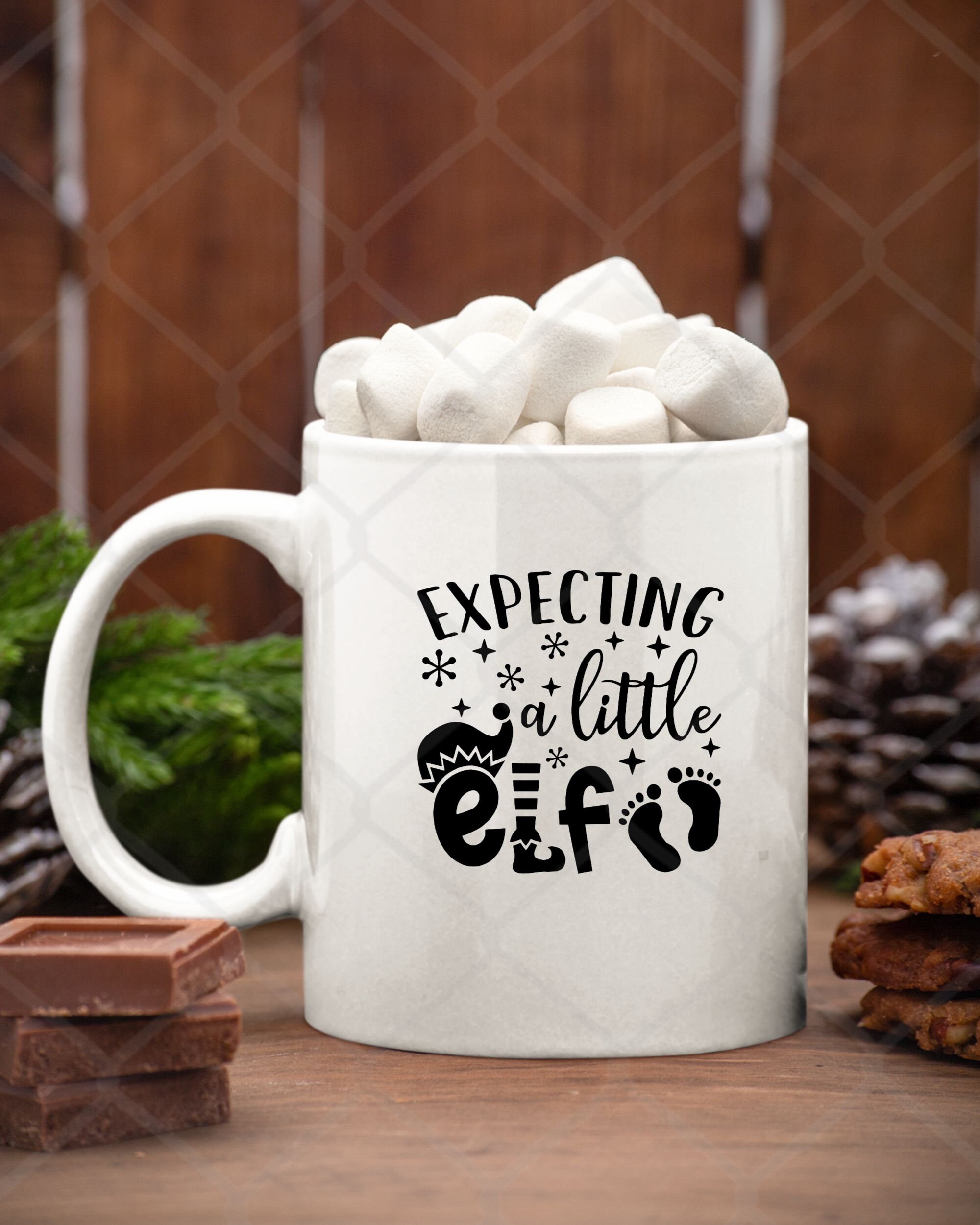 Expecting a Little Elf - SVG and Cut Files for Crafter - Digital ...