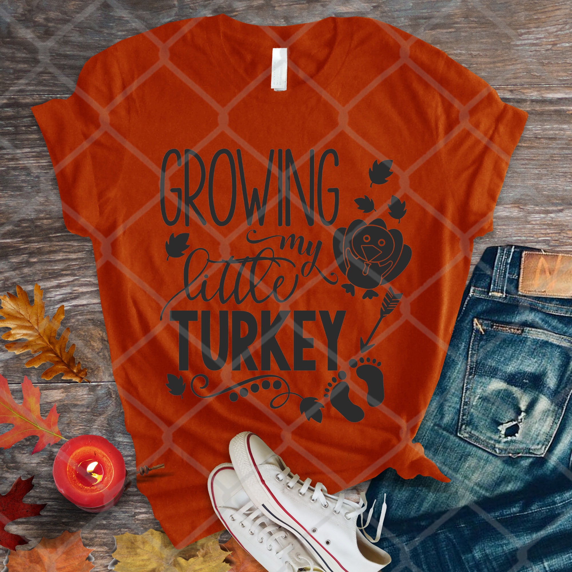 Growing My Little Turkey Png Fall Png Mama Png Thanksgiving Pregnancy ...