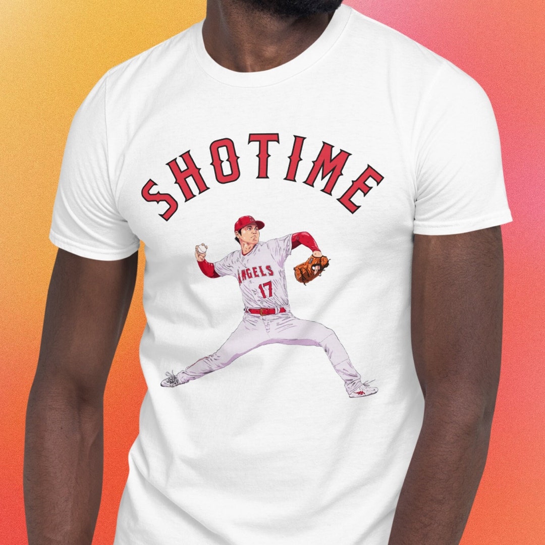 Shohei Ohtani SHOTIME T-shirt MLB Los Angeles Angels 17 unisex ...