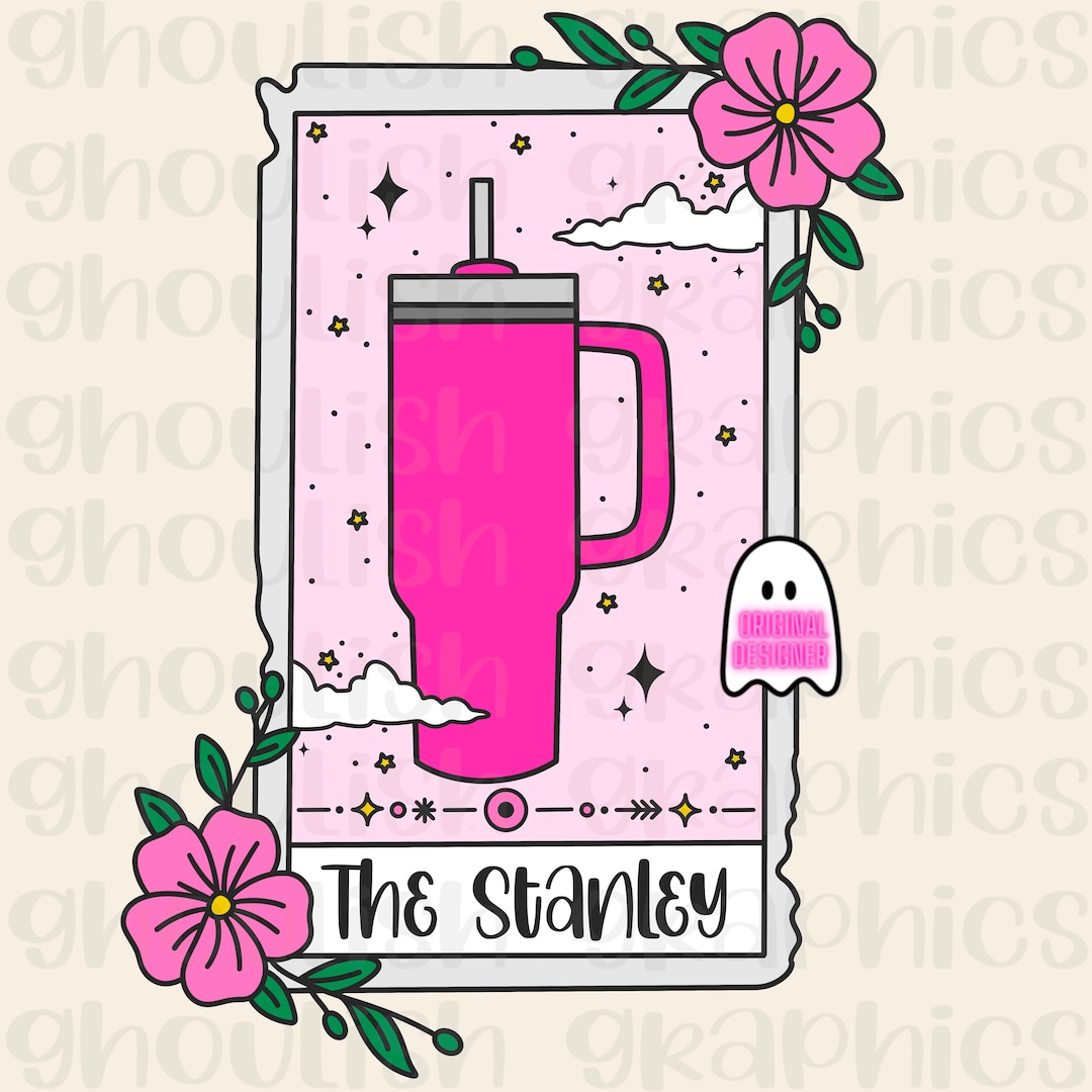 The Stanley Inspired Tarot Boujee PNG Sublimation Design Download DTF ...