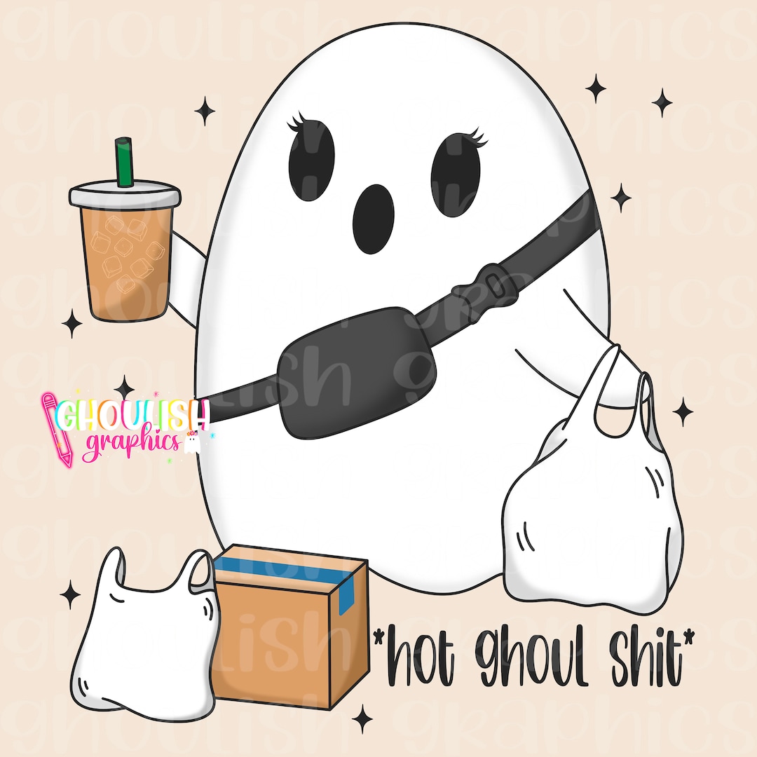 Hot Ghoul Shit Boujee Iced Coffee Belt Bag Inspired PNG Sublimation ...