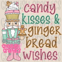 Pastel Christmas Clipart, Candyland Cute Watercolor, Nutcracker PNG ...