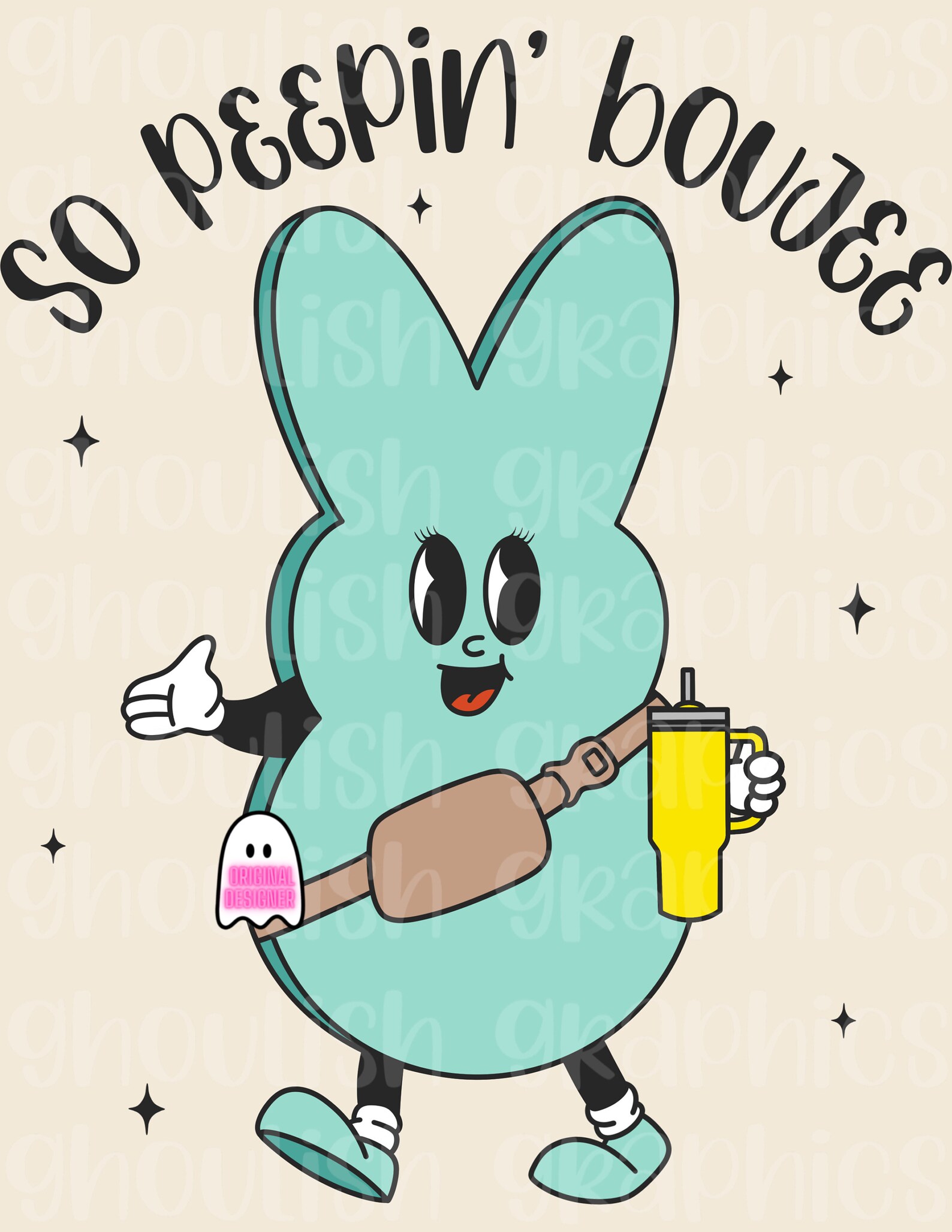 So Peepin Boujee Stanley Tumbler Belt Bag Inspired Bundle PNG ...