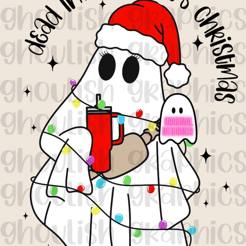 Ghost Christmas Png - Etsy