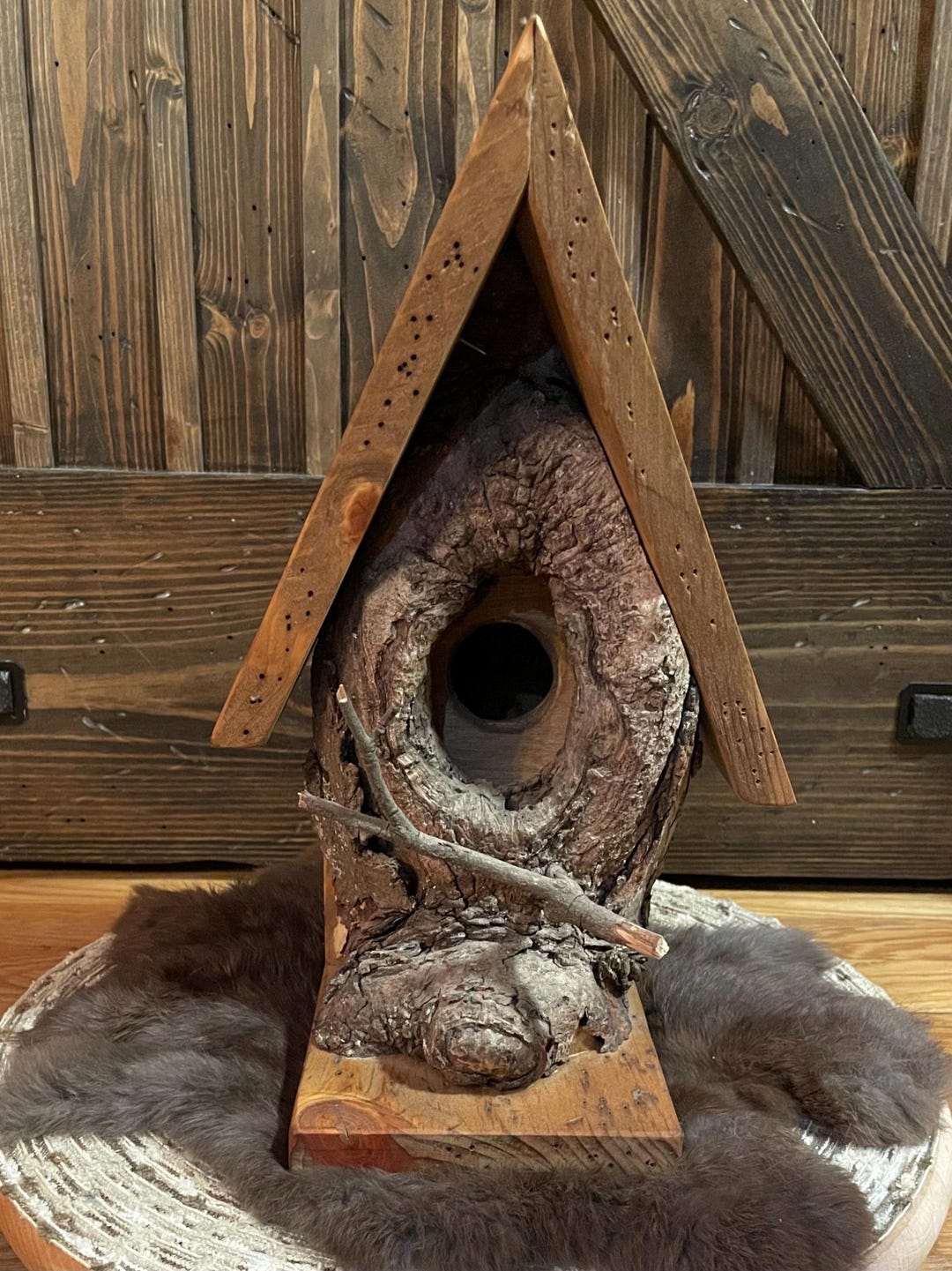 Handcrafted, Rustic Birdhouse - Etsy