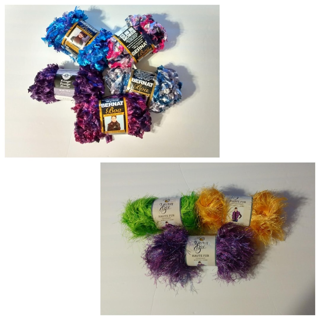 Hobby Lobby, Bernat, Loops & Threads (eyelash, Fake Fur Yarn) - Etsy