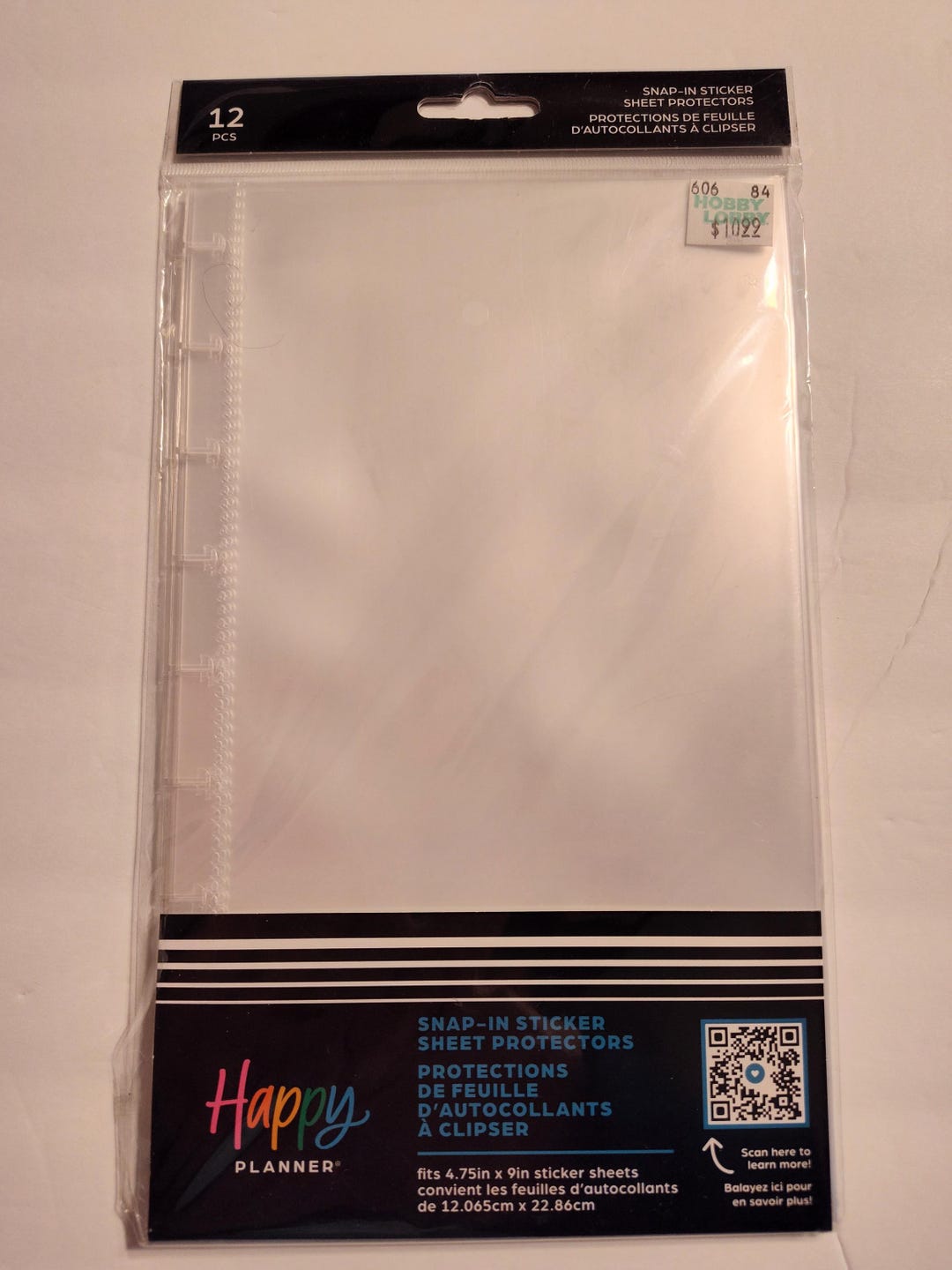 The Happy Planner Snap-in Sticker Sheet Protectors - Etsy