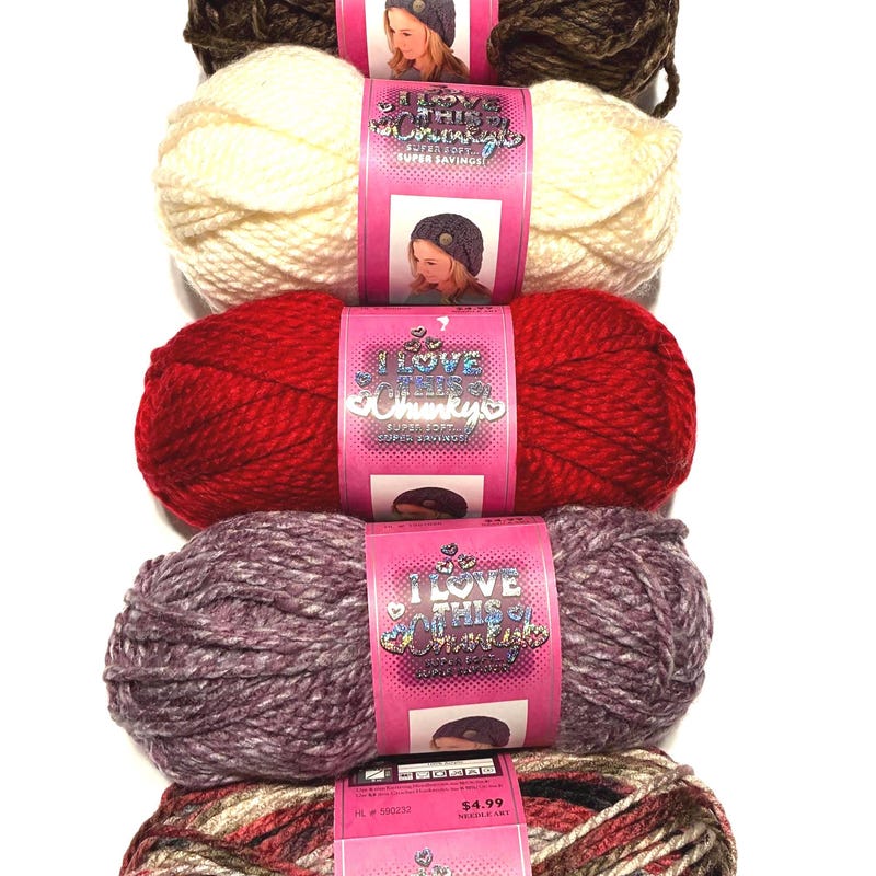 Hobby Lobby Chunky Yarn - Etsy