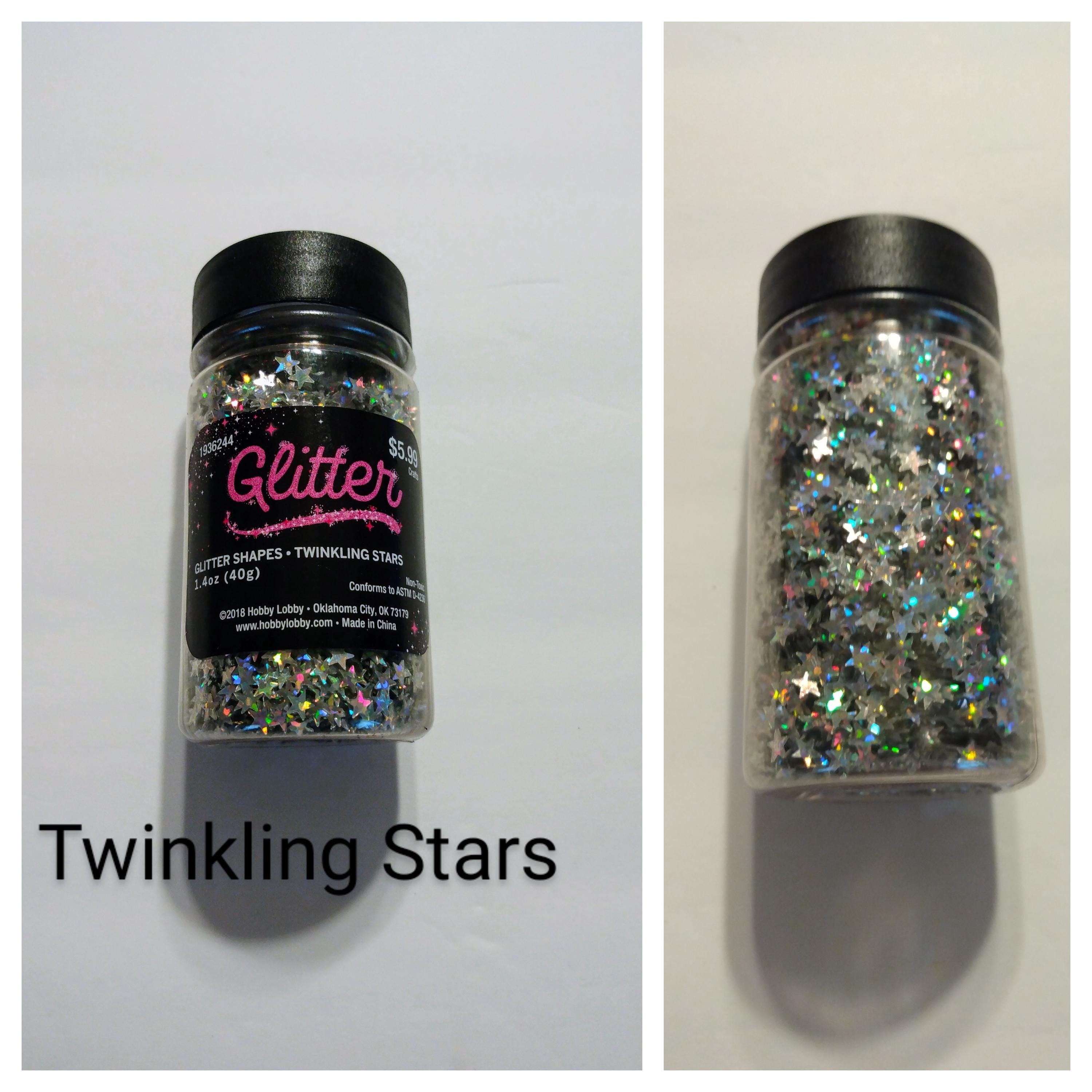 Hobby Lobby Glitter Shapes (1.05 to 3.5 Ounces) - Etsy