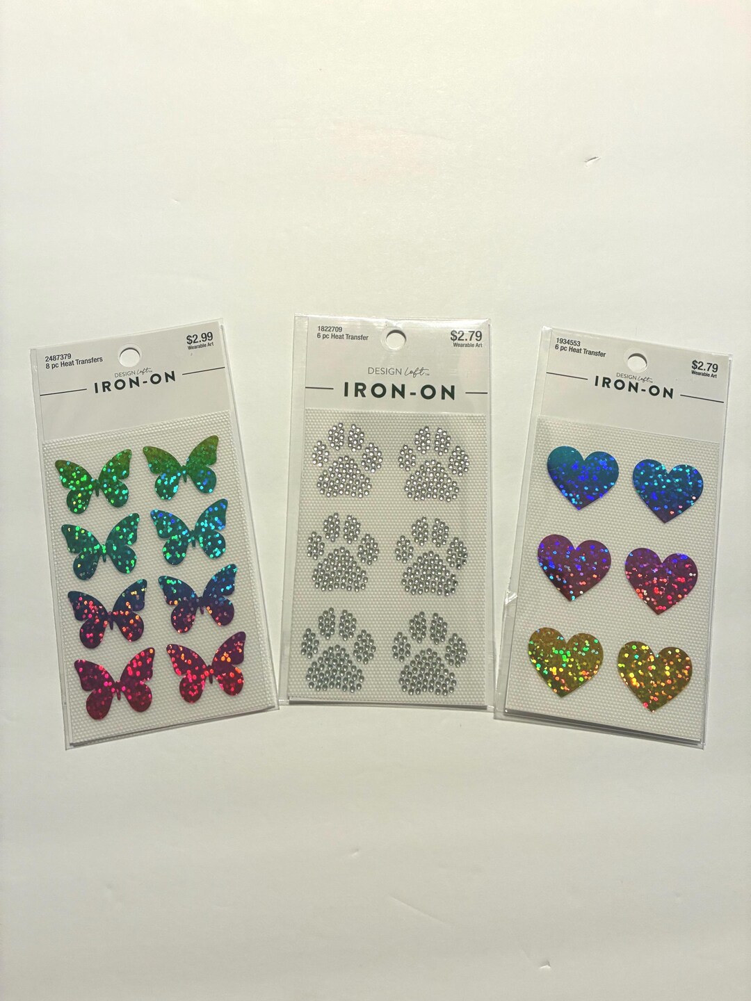 Hobby Lobby Design Loft Glitter Heat Transfers - Etsy