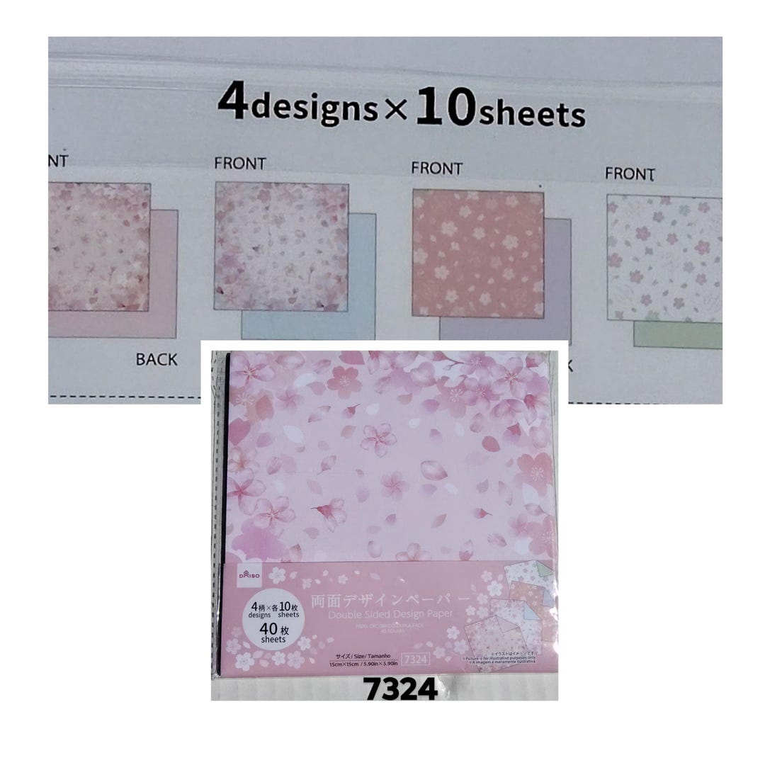 Daiso Origami Paper/ Square Letter Paper - Etsy